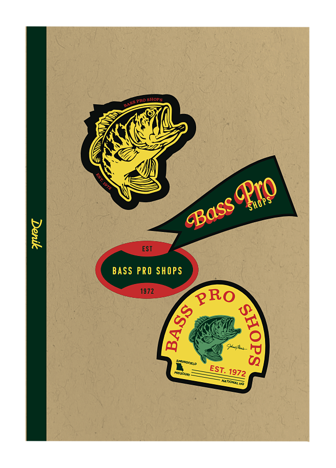 Denik Bass Pro Shops Patches Notebook | Cabela's